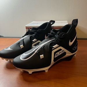 Nike | Shoes | Mens Nike Alpha Menace Pro 3 Mid Football Cleats Black ...